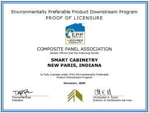 Smart Cabinetry: Environmentally Preferable Product (EPP) Down Stream